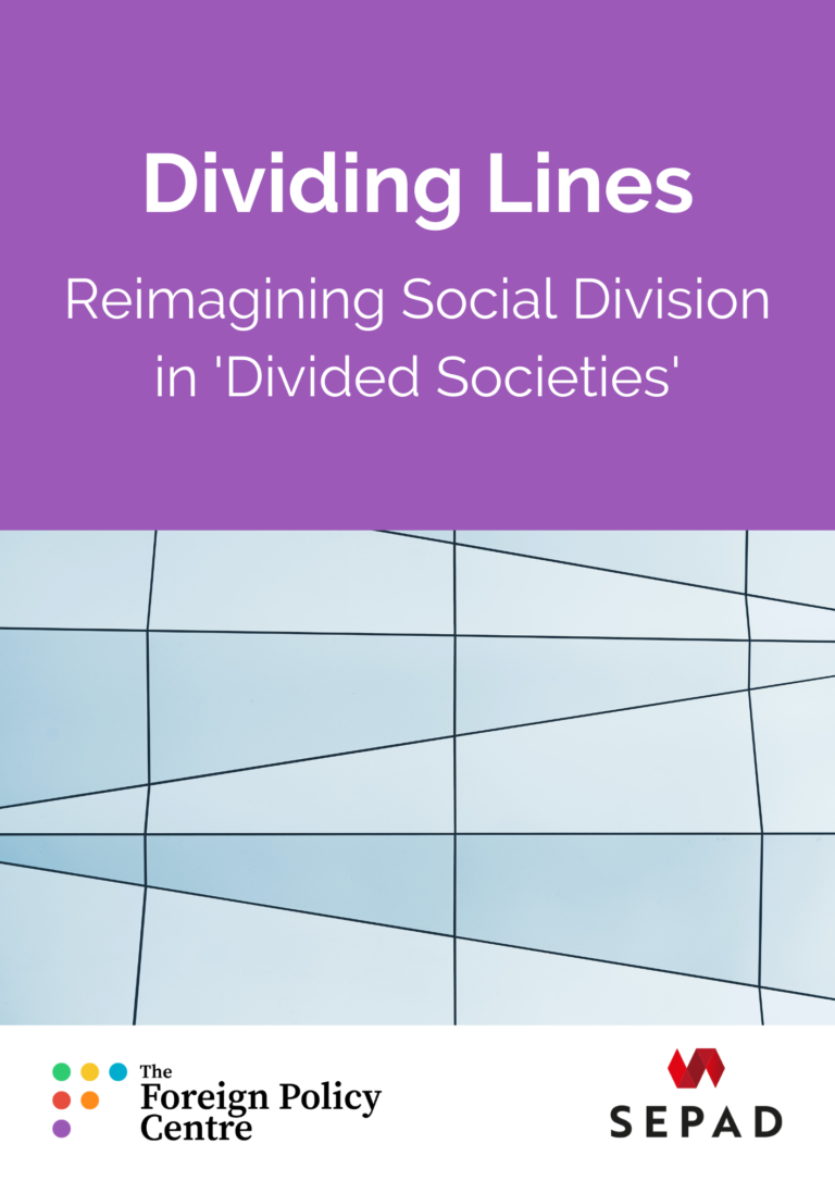 Dividing Lines: Reimagining Social Division in ‘Divided Societies ...